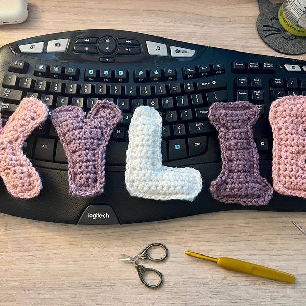 Alphabet and Math Bundle Crochet Patterns Soft Plush Letters Soft Plush ...