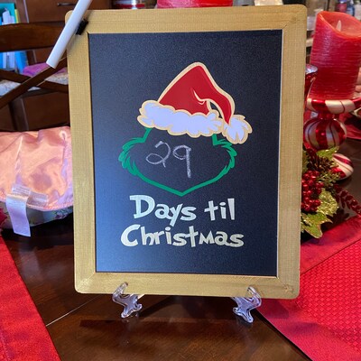 Christmas Countdown Christmas Sign SVG Holiday Clipart - Etsy