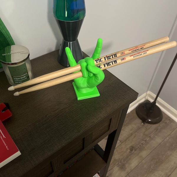 Drumstick Display rock Wall Wall Holder for E.g. Personalized Sticks 3D ...