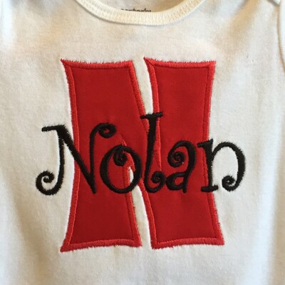 Monogram Applique Font Machine Embroidery Applique Designs, Monogram ...