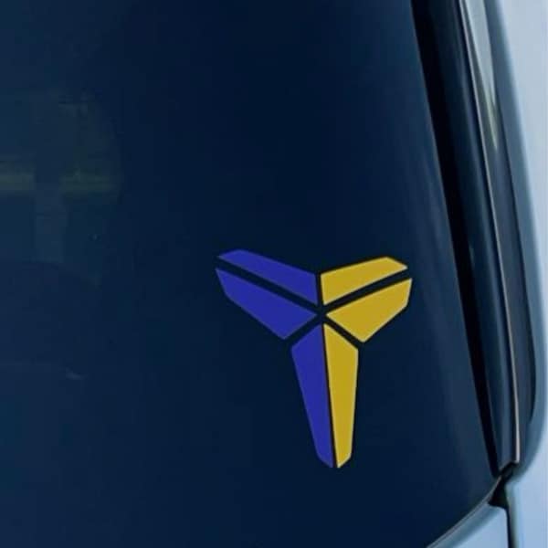 Black Mamba Kobe Bryant Vinyl Decal Sticker, Kobe Vinyl Decal, Lakers ...