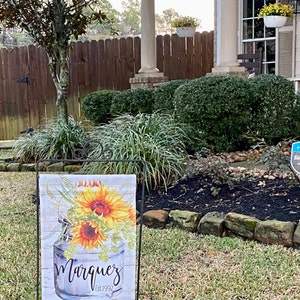 Personalized Garden Flag-engagement Party-bride to Be-welcome - Etsy