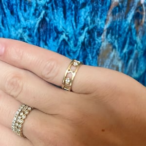 Custom Handwriting Diamond Ring Personalized Jewelry. 14k - Etsy