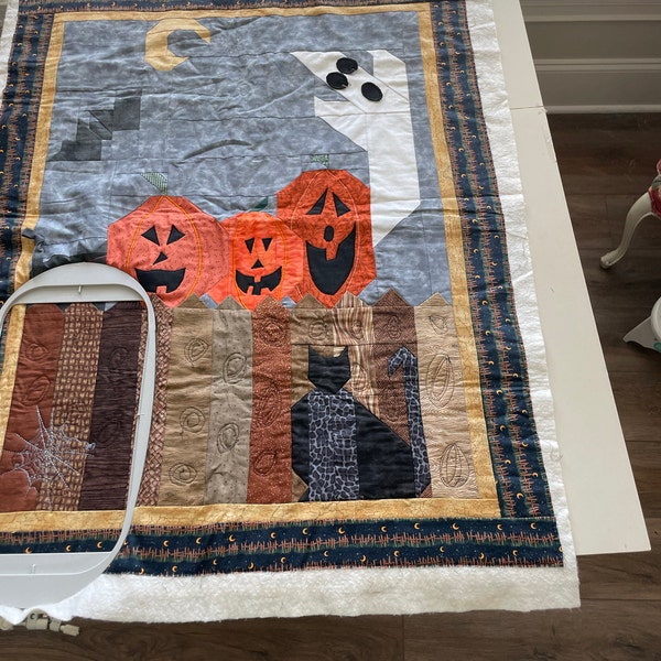 Halloween Ghost Face Applique Machine Embroidery Design - Etsy