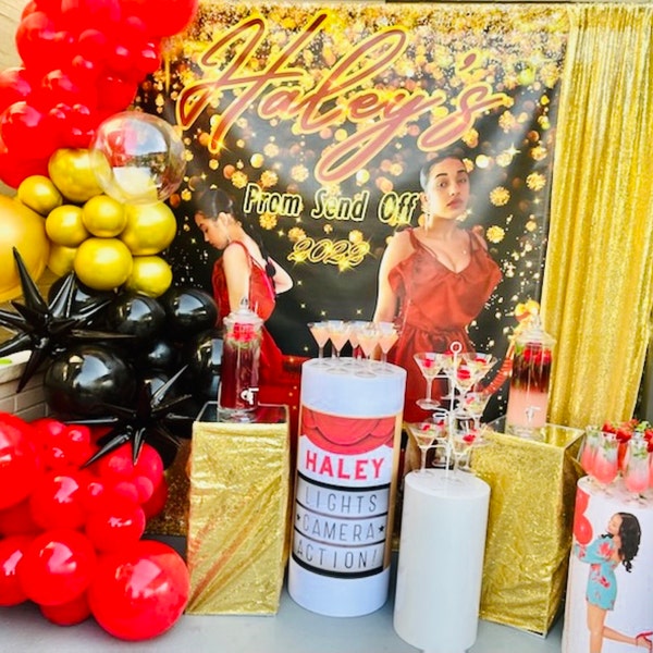 Prom Backdrop, Prom 2022 Backdrop, Prom Step and Repeat Backdrop, Sweet ...