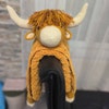 3in1 Highland Cow Folding Baby Blanket Crochet Pattern | Scottish Cow ...