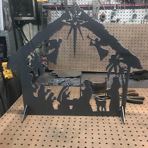 Christmas Nativity DXF Files - 3 Variations - Standing, Hanging, and ...