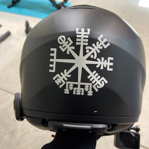 Vegvisir Decal, Norse Wayfinder Symbol Laptop Sticker, Germanic ...
