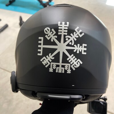 Vegvisir Decal, Norse Wayfinder Symbol Laptop Sticker, Germanic ...