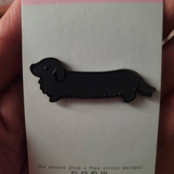 Dachshund Enamel Pin Wiener Dog Sausage Lapel Pin Brooch Badge Flair ...