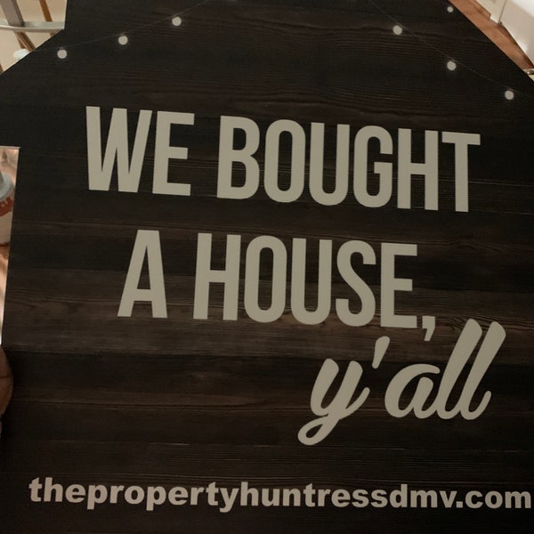Sold by Sign House Shaped 23x23 Different Design on Each Side 1/4 Thick ...
