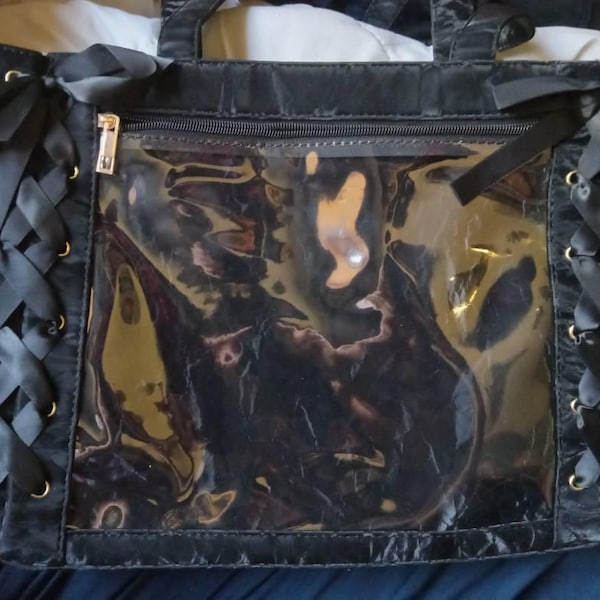 Bow Ita Bag With Clear Window for Pins, Large Capacity Ita Shoulder ...