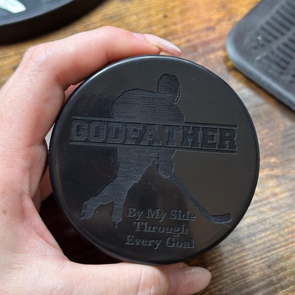 Custom Engraved Hockey Puck, Personalized Ice Hockey Puck, Coach Gifts ...