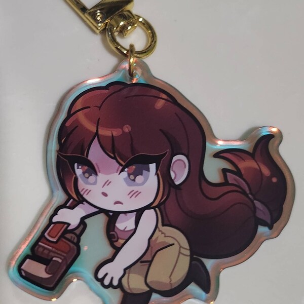 Sore Tummy Cowboy Fox Keychain - Etsy