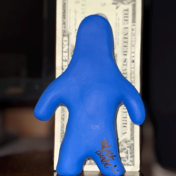 Signed Klay World Klayman (blue, Green, Red, "dilly Dally Ghost", Chip ...