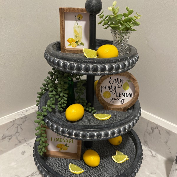 Fake MINI Lemons, Realistic Lemons, Lemon Decor, Plastic Lemons, Lemon ...