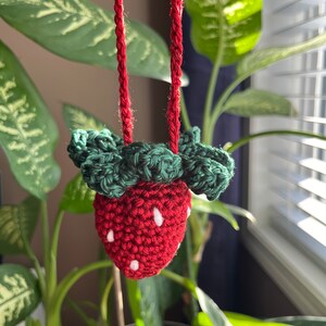 CROCHET PATTERN Strawberry Mini Charm Bag Crochet Pattern Stash Lanyard ...