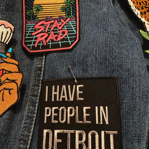 I Have People in Detroit -patch - Etsy
