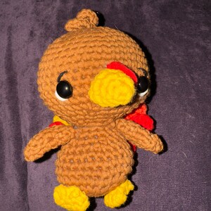 PATTERN: Plush Tucker the Turkey Pattern Amigurumi Chunky Turkey ...