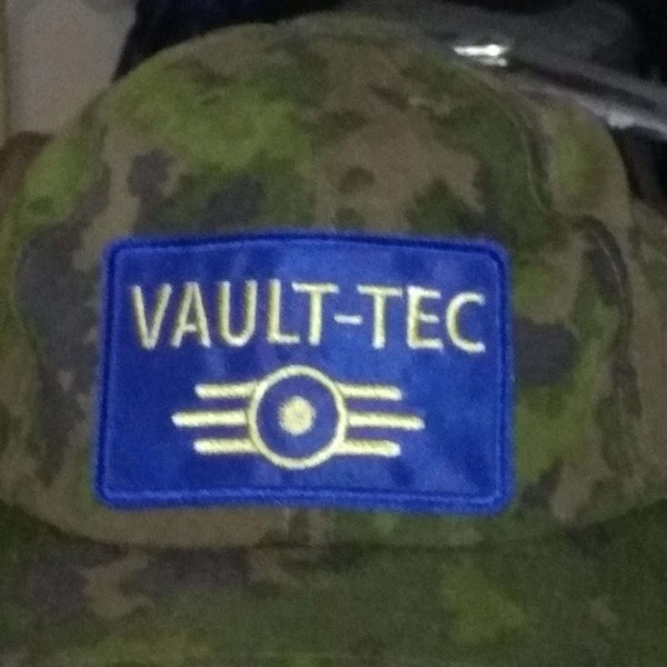 Fallout Vault-tec Corporation Emblem Iron-on Embroidered Patch, Custom ...