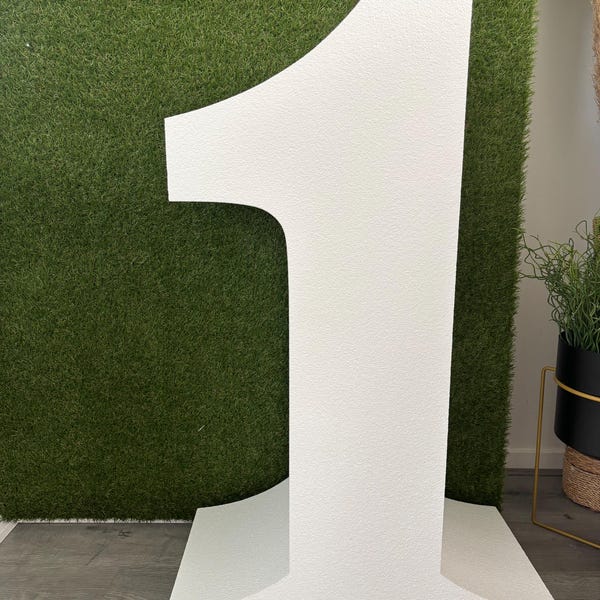 Colorful Polystyrene Numbers Thickness 20cm • Height 30-90cm - Etsy