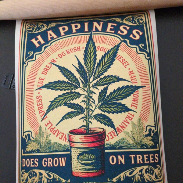 Weed Poster, Maui Wowie Wall Art, Elevate Your Space With the Maui ...