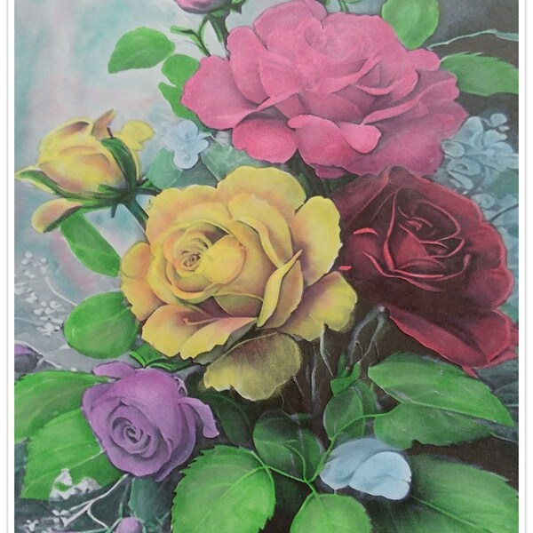 21 Rose Collection Coloring Page, Adults + Kids- Instant Download ...