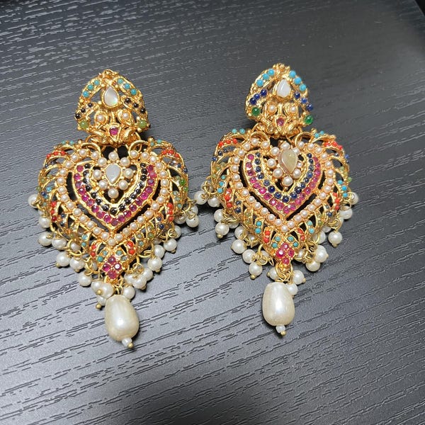 Nath, Nose Pin, Indian Jewelry, Pakistani Jewelry, Kundan Nath , Indian ...