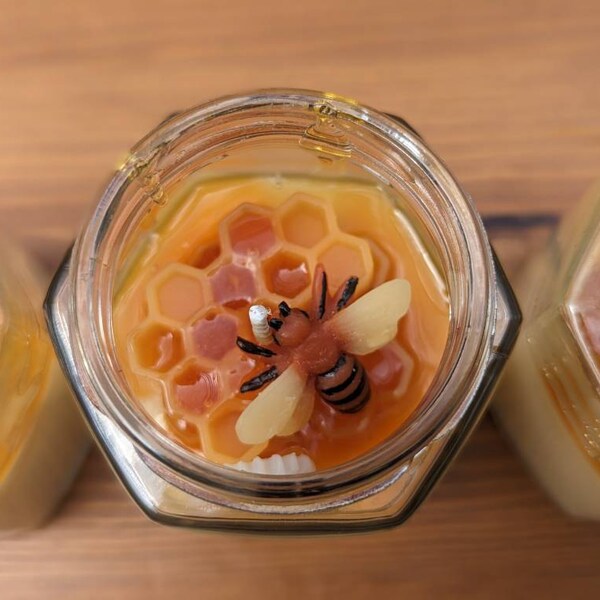 Bee Figurine - Soft Plastic Honeybee for Fairy Garden, Diorama, or ...