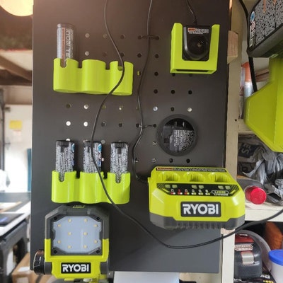 Regular Wall or Pegboard 3D Printed Tool Holder for Ryobi One - Etsy