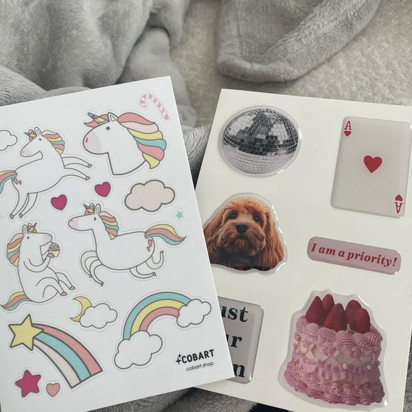 3D Stickers Gummy Сandy, Gummies, Jelly Sweets Aesthetic Puffy Sticker ...