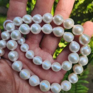 Large Size Baroque Pearl White Freshwater Pearl, From 13x18mm to ...