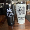 Mr and Mrs Epoxy Tumbler Set | Bridal Gifts | Newly Wed Tumblers ...