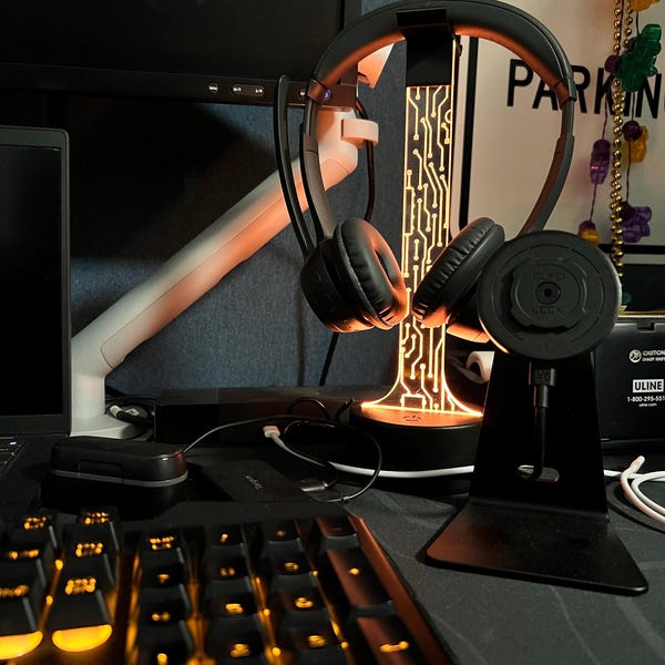 Headphone Stand PCB Design | Gamer Gift | Streamer - Etsy