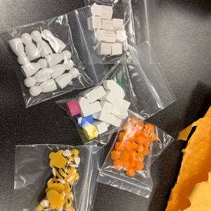 Tiny Plastic Art Supply Pieces - Etsy