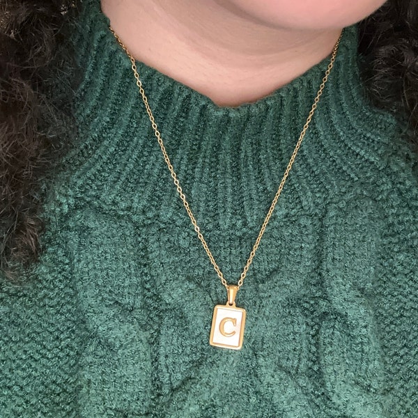 Couple Necklace Set of 2 Multi Initial Necklace Christmas Gifts for ...