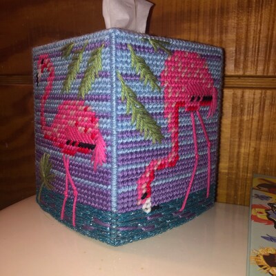 Cardinal Tissue Box Cover / Christmas Cardinal Tissue Box Cover ...