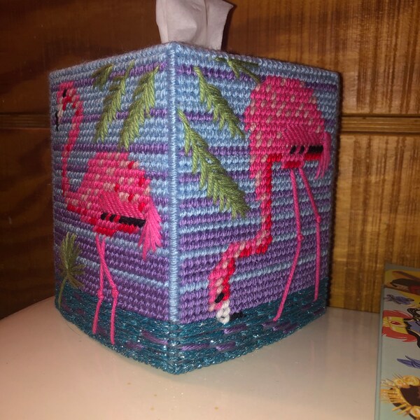 Easter Cross Tissue Box Cover / Rose Cross Tissue Box Cover / Easter ...