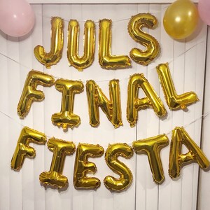 Final Fiesta Balloons Final Fiesta Bachelorette Party Decor ...