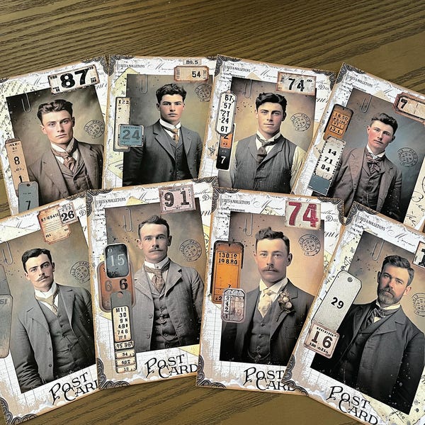 TRIPPY HIPPIE 60's Themed Journal Cards SET 2 - Kaleidoscopic - Rainbow ...