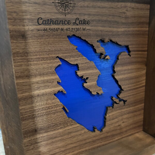 Lake Norman - Vector Graphic, Cut File, Map, Print Ready, Digital File ...