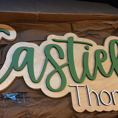 Stacked Names for Nursery, Wooden Letters, Name Sign, Nursery Letters ...