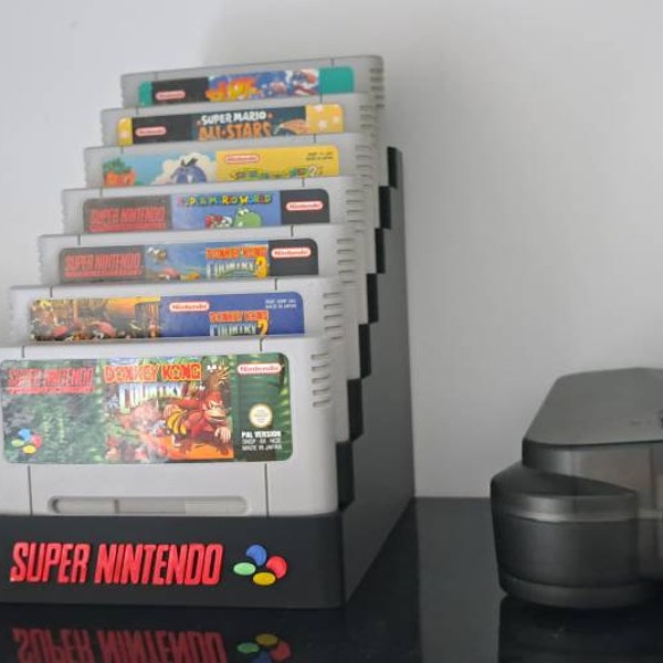 SNES Super Nintendo Display Game Stand - Etsy