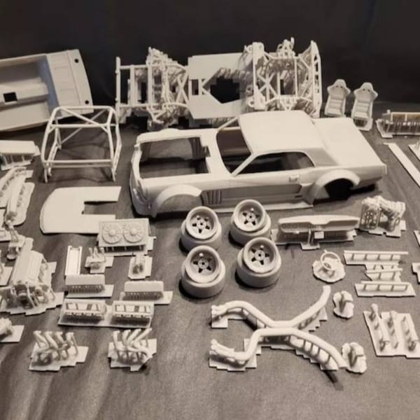 STL File for 1/25 Scale Ford Mustang Hoonicorn Kit – 3D Printable FILE ...