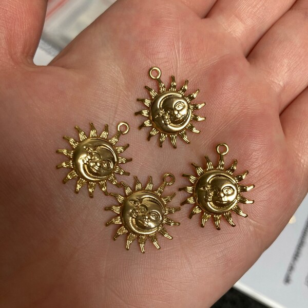 4pcs/gp0010/ Flower Smiley Charm, Smiley Face Charm, Acrylic Charm ...