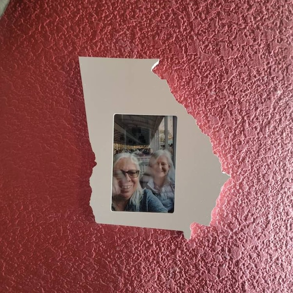 State Shaped 4x6 Picture Frame - Etsy