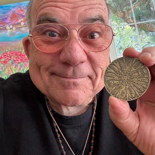 Witch's Wheel Spinning Oracle Coin of Fate : Brass Divination and Dnd ...