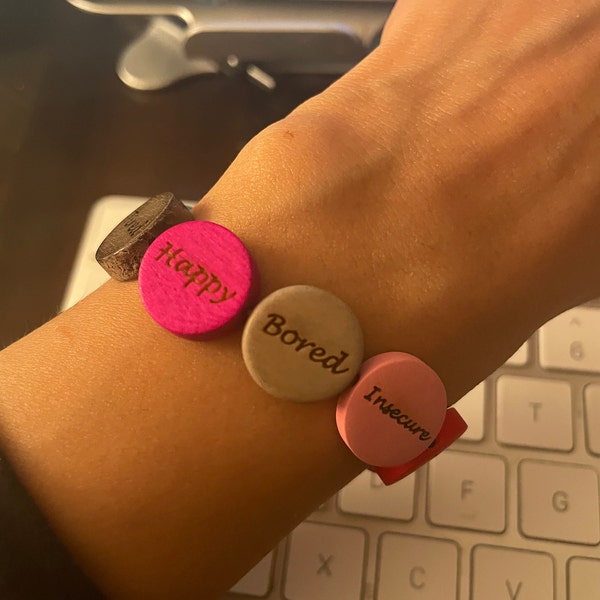 Mood Tracker Bracelet. Self-awareness Tool. Self-love Bracelet ...