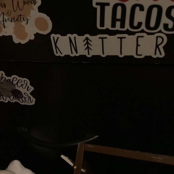 Knitter Sticker, Forest Laptop Sticker, Knitting Sticker, Tree Sticker ...