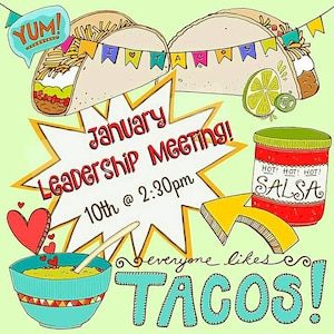 Taco Clip Art, A Mexican Fiesta Taco Tuesday Theme Image Set, Cinco De ...